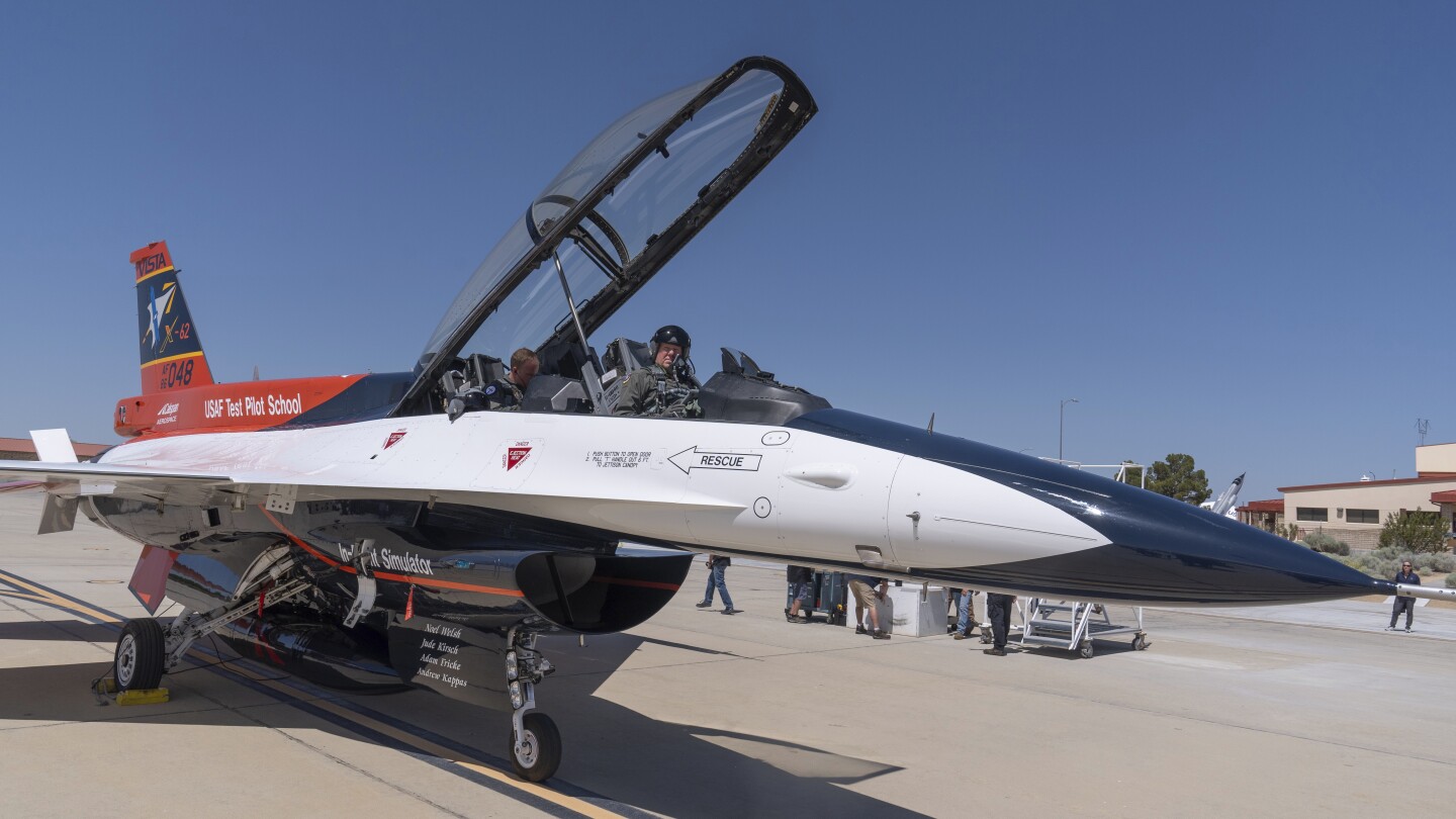 AI-powered fighter jet takes Air Force leader for a historic ride ...