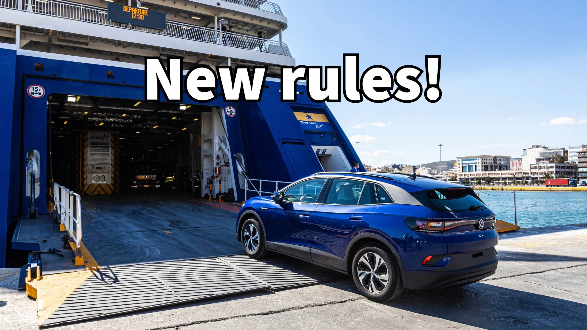 You Can't Use Ferries in Greece if Your Electric Car Has More Than 40 ...
