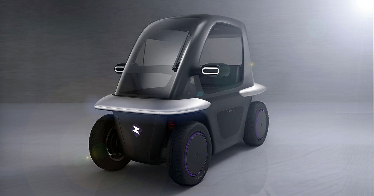 here’s zigy, a single-seater electric urban vehicle that can navigate ...
